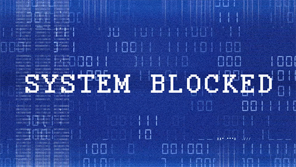 Glitch Digital Code - System Blocked, Motion Graphics | VideoHive